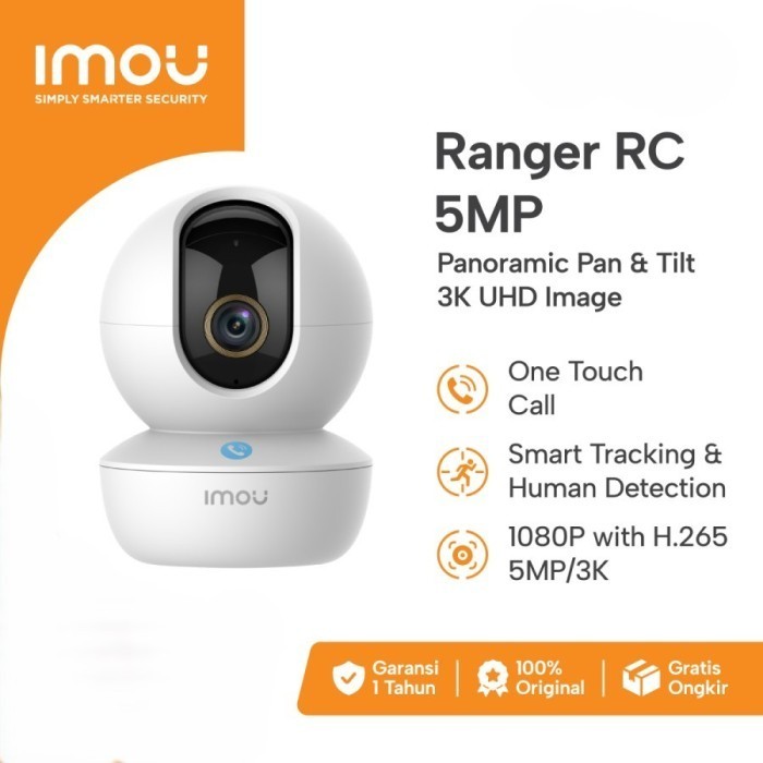 Jual Imou Ranger RC 5MP Full HD Smart HD Wifi Camera | Shopee Indonesia