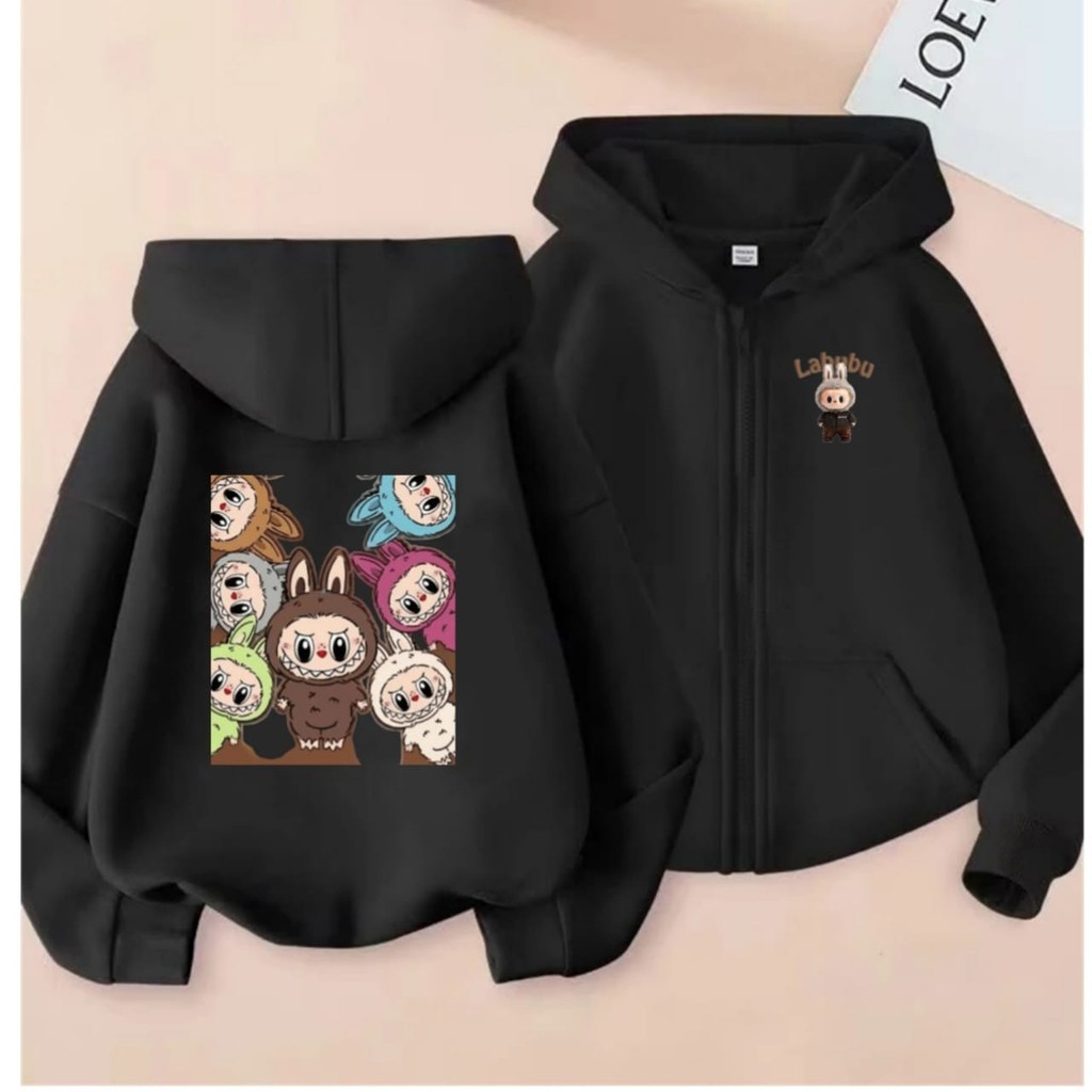 Jual Labubu Have A Good Time Kids Zipper Hoodie Sweater Hoodie Anak 8 ...