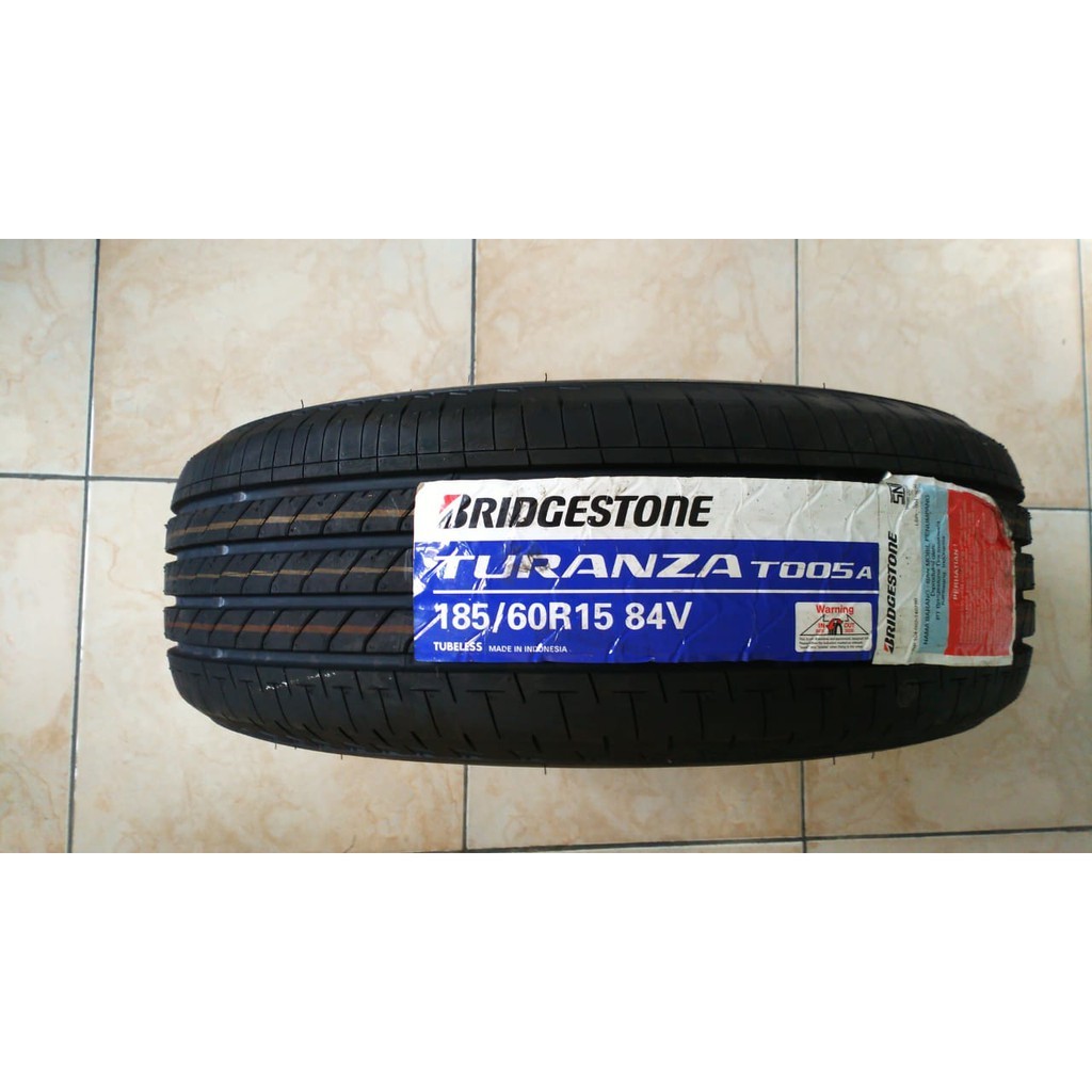 Jual Bridgestone Turanza T005A 185/60 R15 Ban Mobil Yaris | Shopee Indonesia