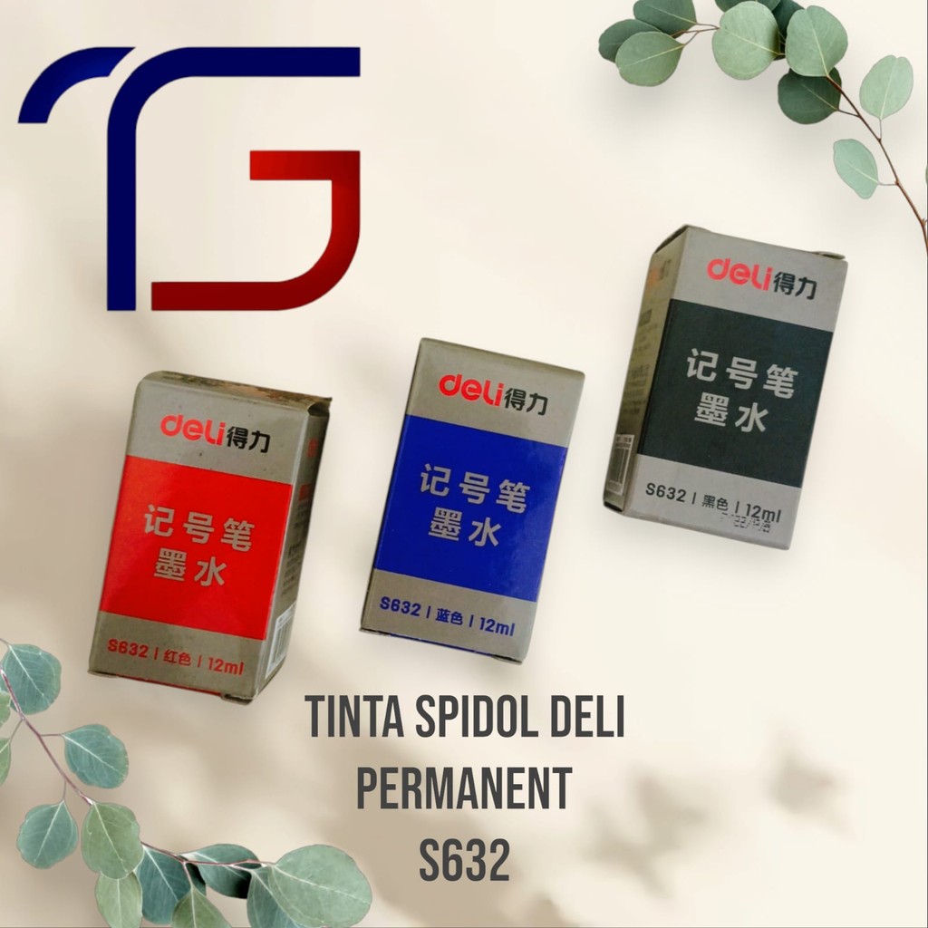 Jual Deli Tinta Spidol Permanent S632 Isi 12Ml | Shopee Indonesia