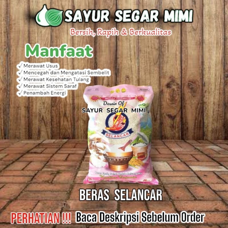 Jual Beras Selancar / Beras Raja / Patin / Maknyus / Topi Koki 5Kg ...