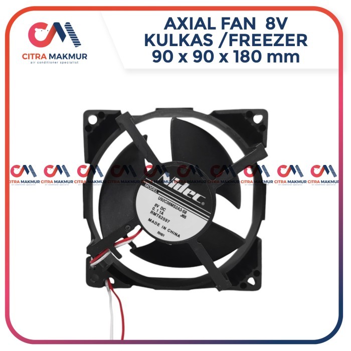 Jual CAT99 Axial Fan Kulkas Panasonic 9 cm Soket Besar Kipas Kondensor ...