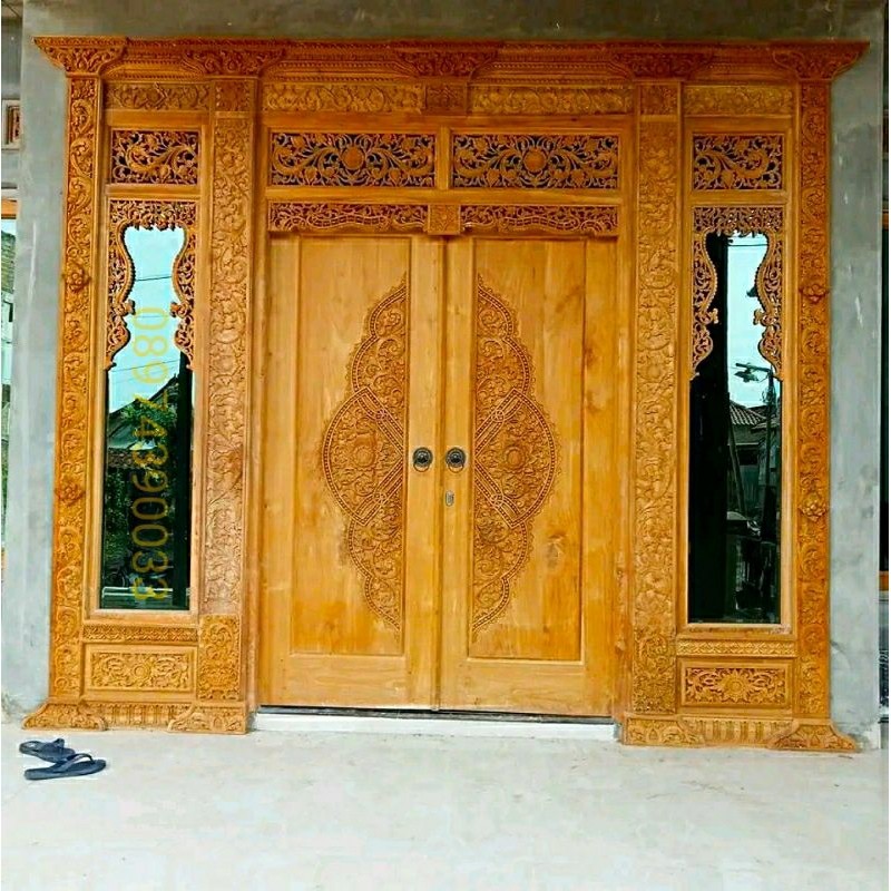 Jual Pintu Gebyok Custom Minimalis, Pintu Gebyok Jati Ukir Jepara 300 x ...