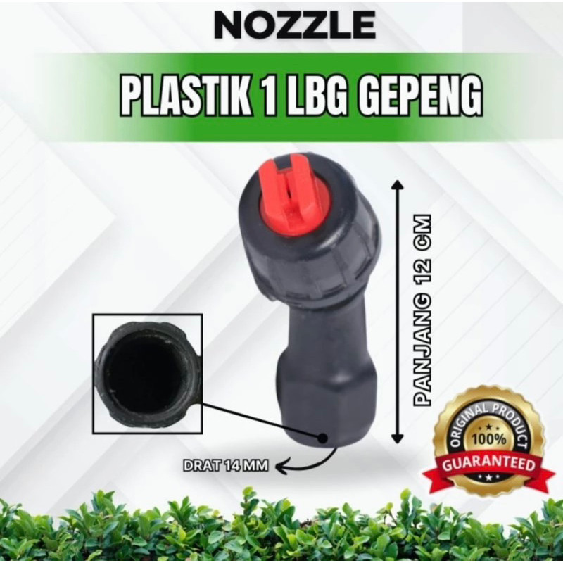 Jual NOZZLE PLASTIK 1LUBANG GEPENG ( nosel spuyer nozzle sprayer ...