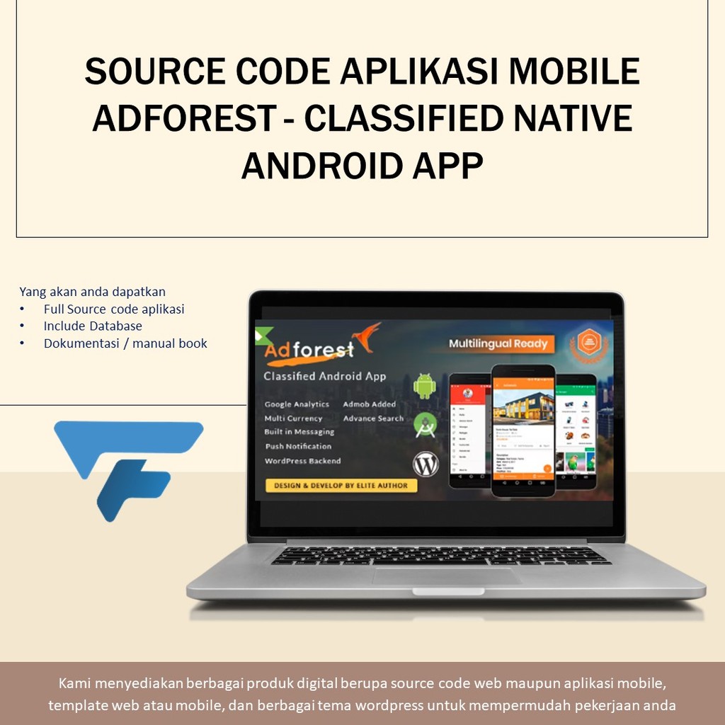 Jual SOURCE CODE APLIKASI MOBILE ADFOREST - CLASSIFIED NATIVE ANDROID APP | Shopee Indonesia