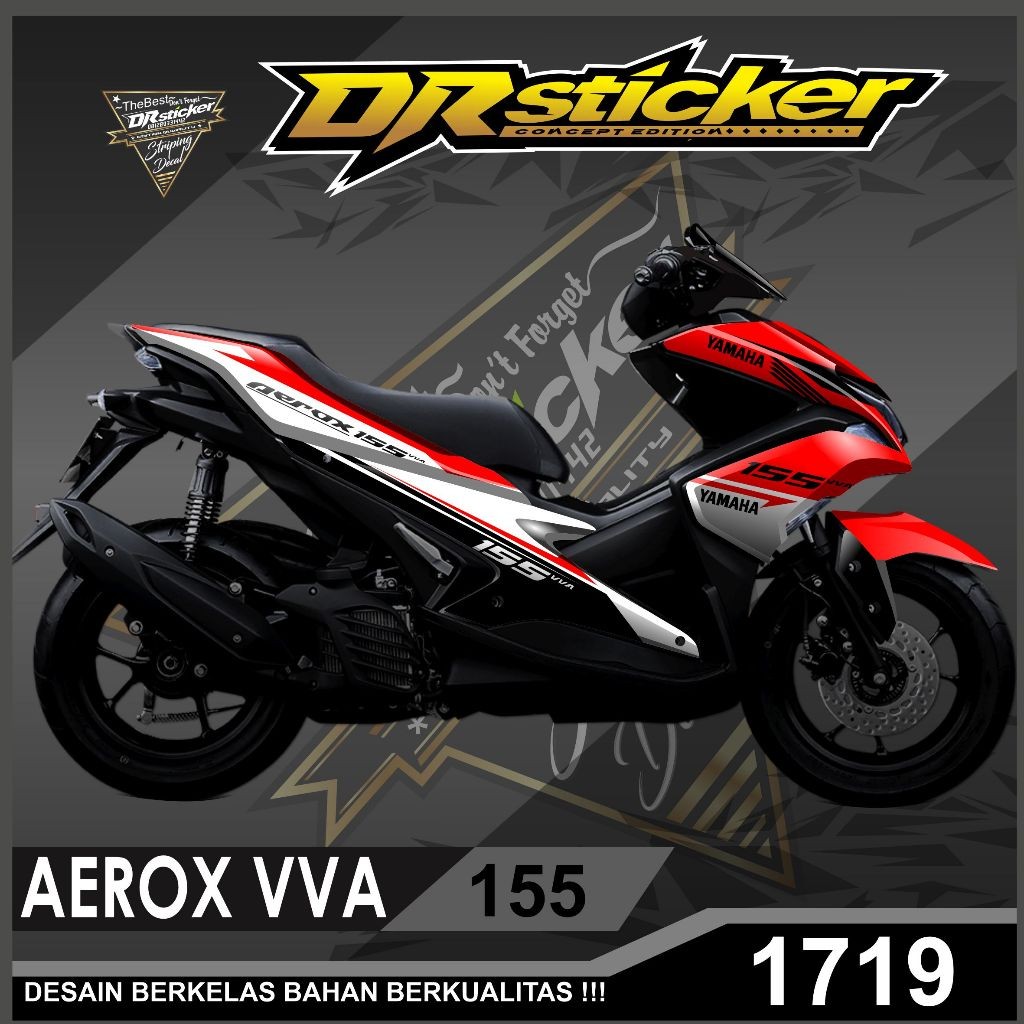 Jual Decal sticker aerox vva 155 - grafis simple fullbody variasi ...