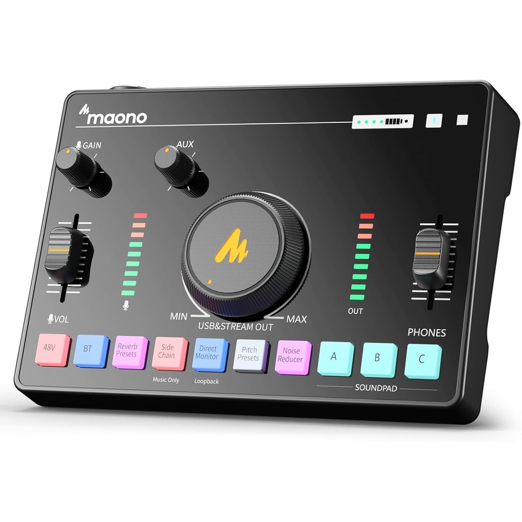 Jual Maono AMC2 Neo Professional Sound Card Audio Interface Mixer With ...