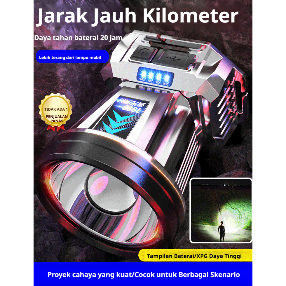 Jual ⚡Barang spot+Kirim dalam 24 jam⚡Lampu Kepala Led Tahan Air Lampu Depan Berkekuatan Tinggi ...