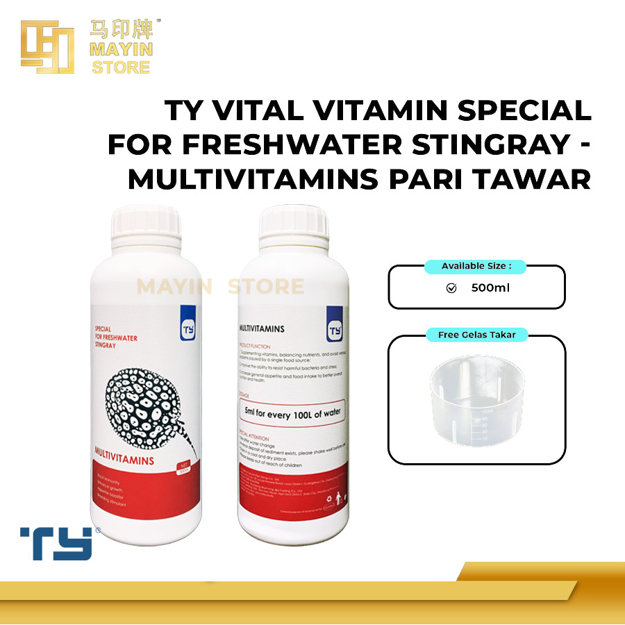 Jual TY Vital Vitamin Special for Stingray Fresh Water - Multivitamins ...