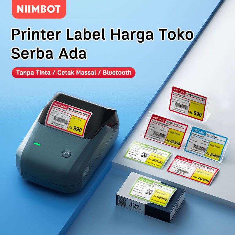 Jual NIIMBOT B1 Printer Stiker Label Harga, Alat Pembuat Harga dan ...