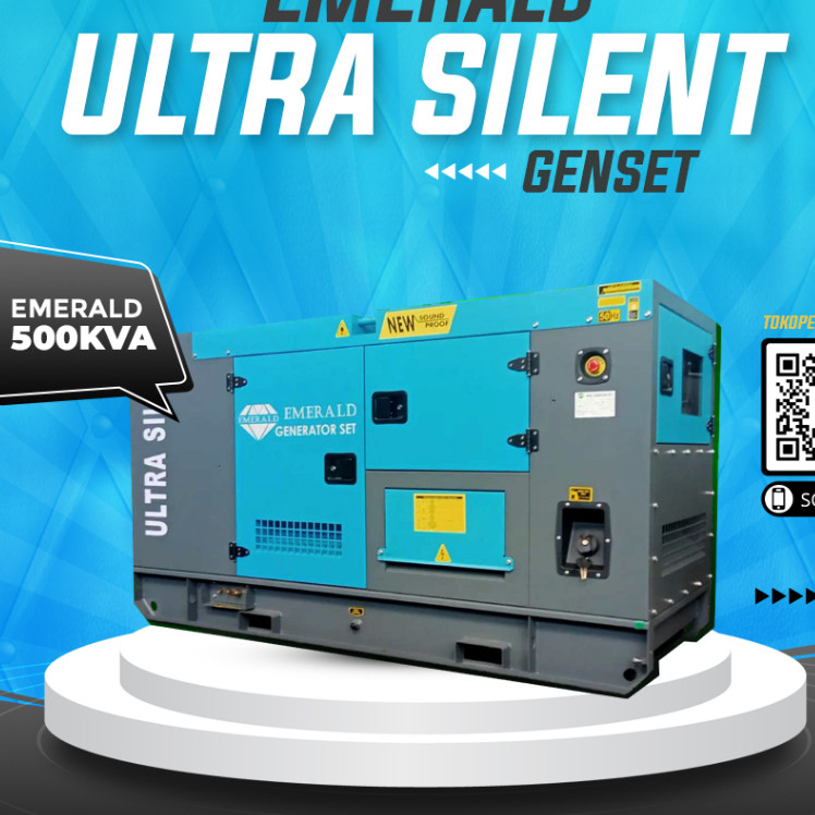 Jual Genset Silent | 500 KVA | Genset Diesel Emerald Ultra Silent ...