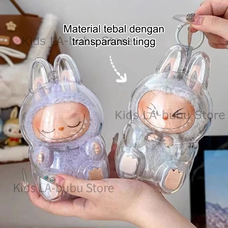 Jual Labubu Acrylic Case Boneka V1-V2 Labubu Pouch Transparent ...