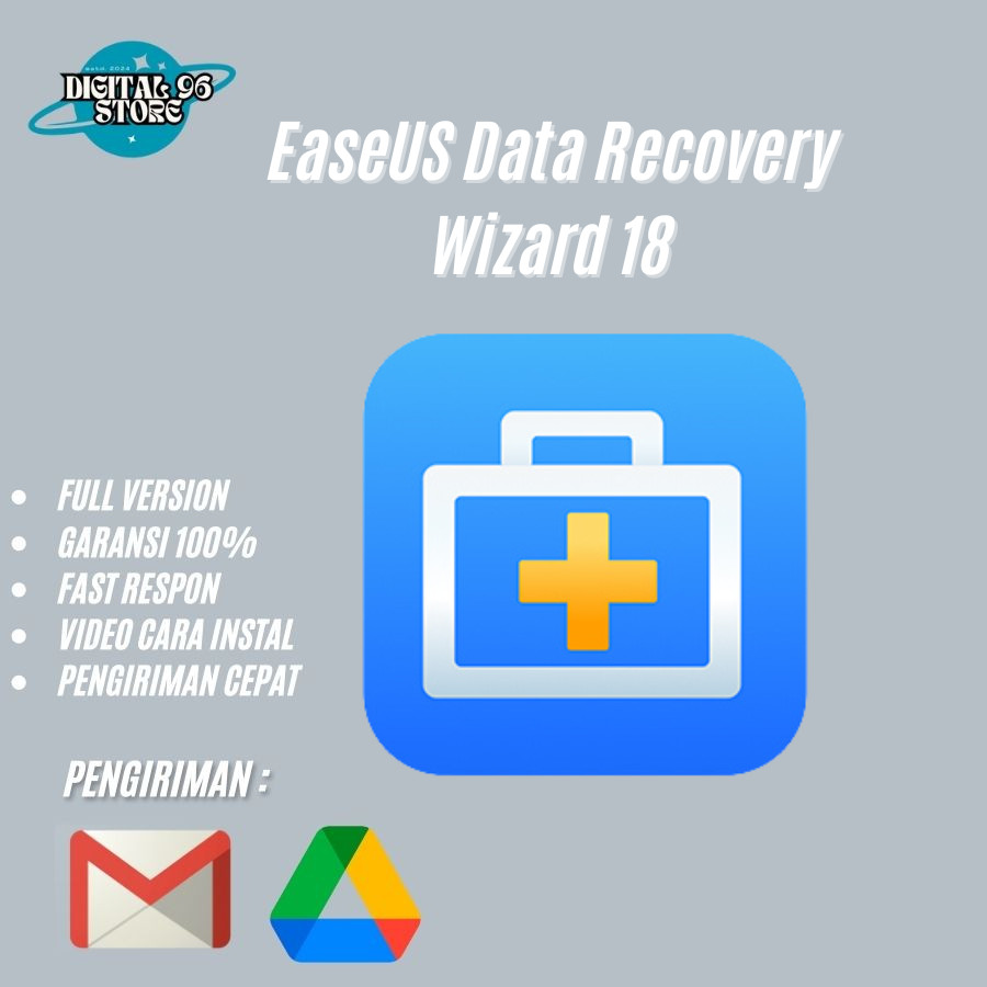 Jual EaseUS Data Recovery Wizard 18 Pro 2024 Full Version Lifetime ...