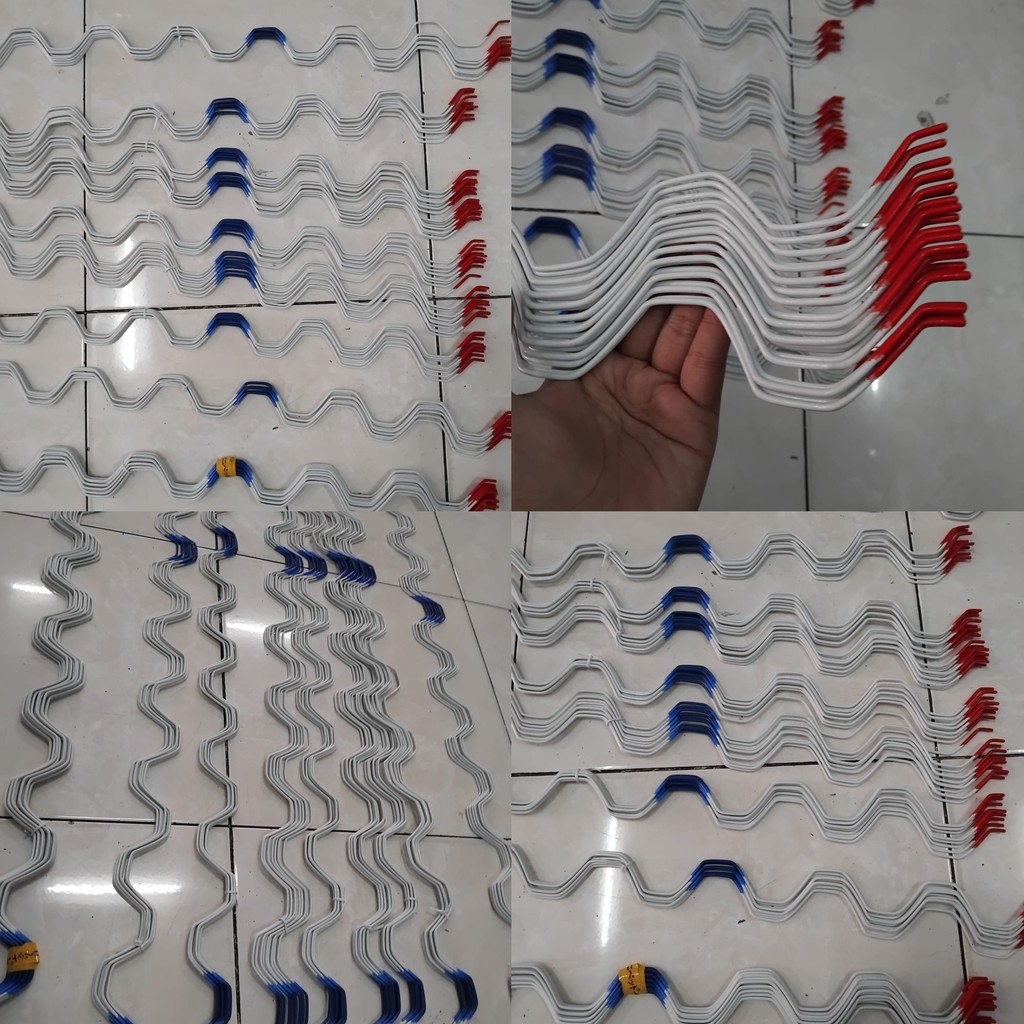 Jual Wiggle Wire 2 meter Kawat Baja Spring Klip Clip Penjepit Plastik ...