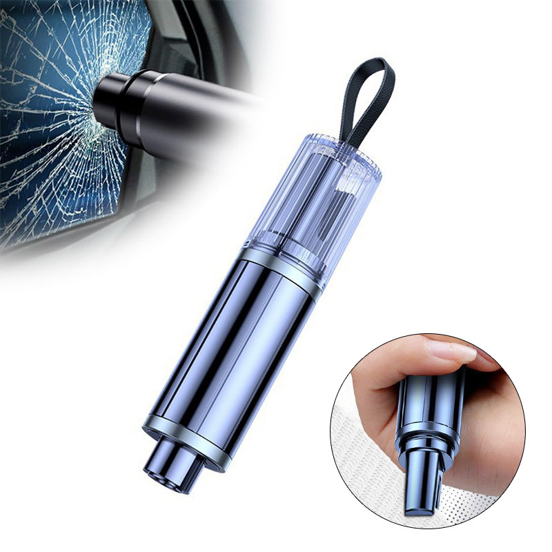 Jual Safety Hammer Car Window Breaker Keychain Emergency Escape Tool ...