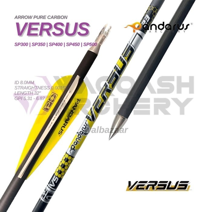 Jual PANDARUS VERSUS ARROW CARBON Carbon Arrow 0.0015" ID 8mm | Shopee ...