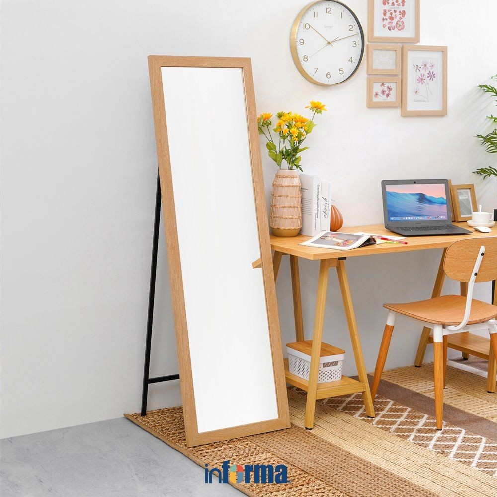 Jual Informa 40X150 cm Cermin Lantai C249 - Kayu Standing Floor Mirror ...