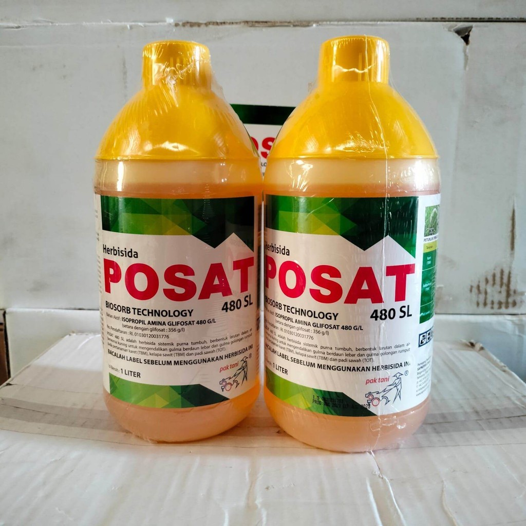 Jual Herbisida Posat 480 SL 500 ml obat rumput Pembasmi Rumput Tuntas ...