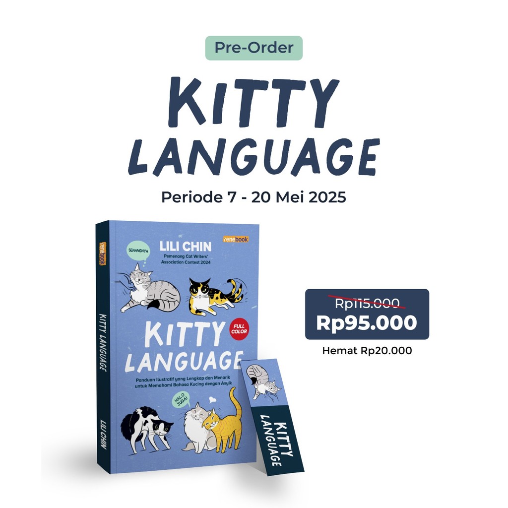 Jual Buku Kitty Language - Panduan Ilustratif Memahami Bahasa Kucing ...