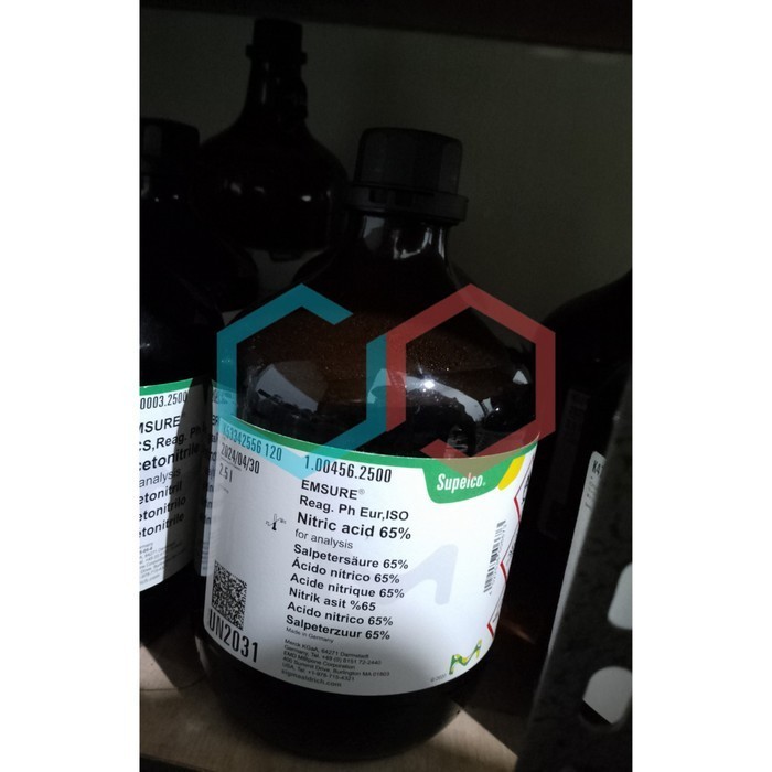 Jual Asam Nitrat / Nitric Acid 65% / HNO3 Pro Analis 2,5 L Merck 100456 ...