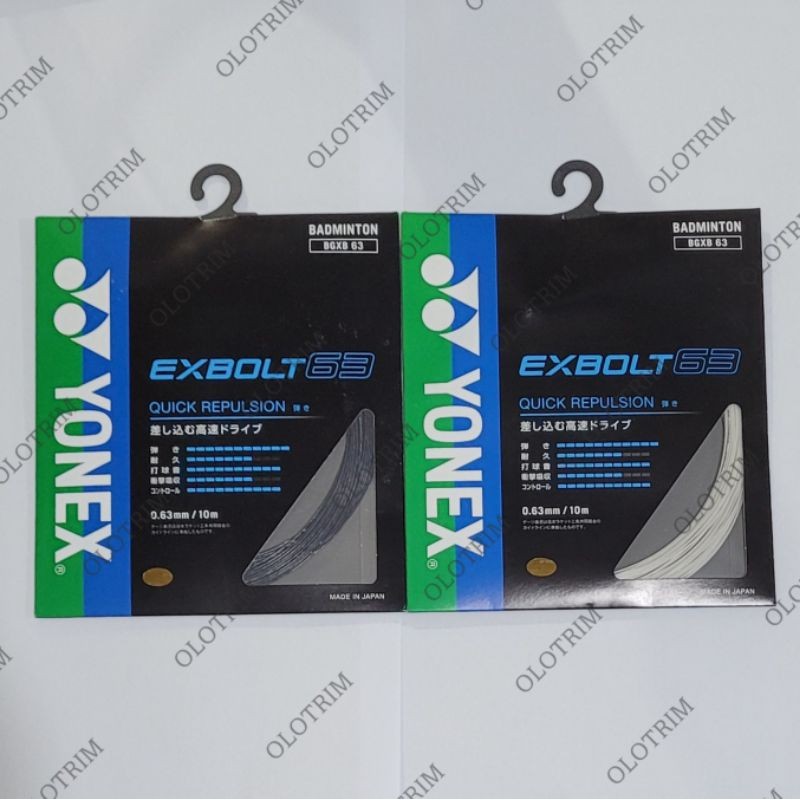Jual SIMZET_SHOP Senar Badminton Yonex Exbolt 63 JAPAN JP Original ...