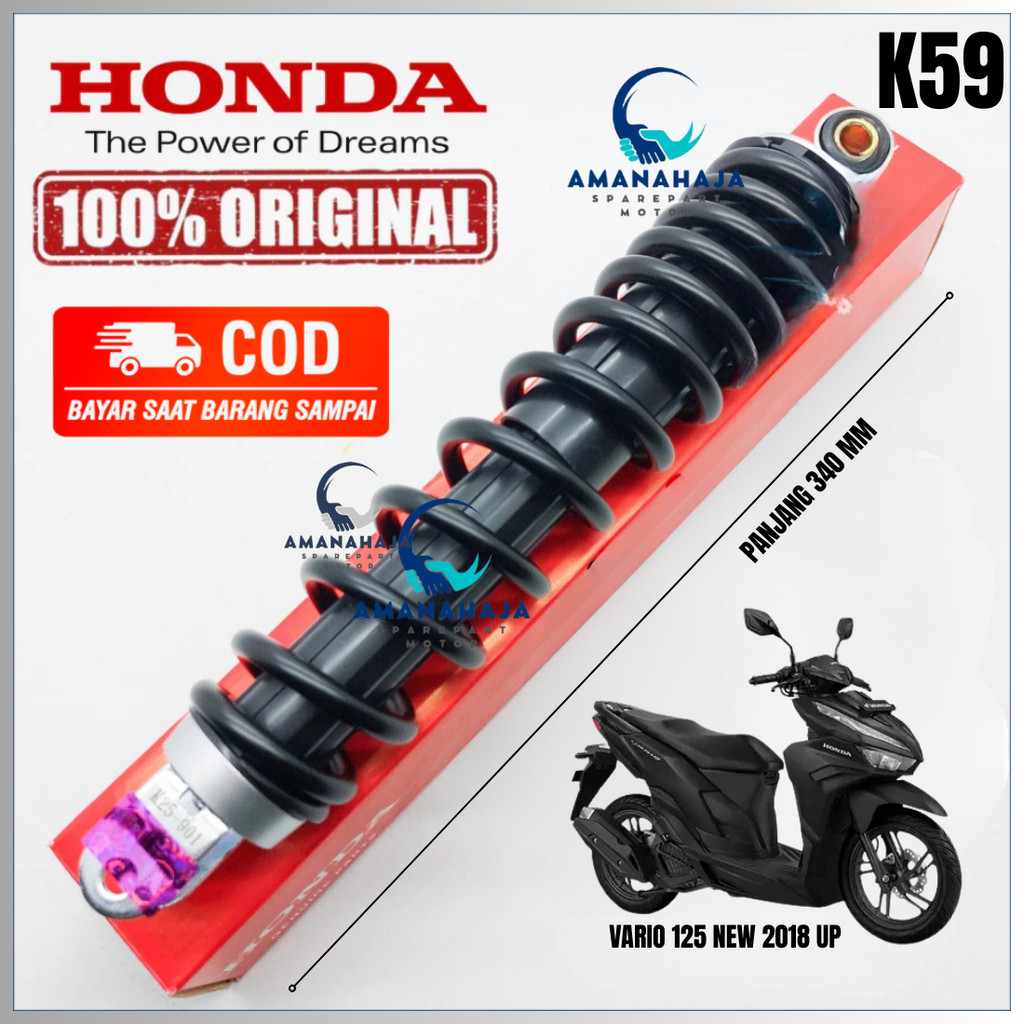 Jual (GARANSI) ORI SHOCKBREAKER BELAKANG VARIO 125 NEW (K59) | SPAREPART ORIGINALSUKU CADANG ...