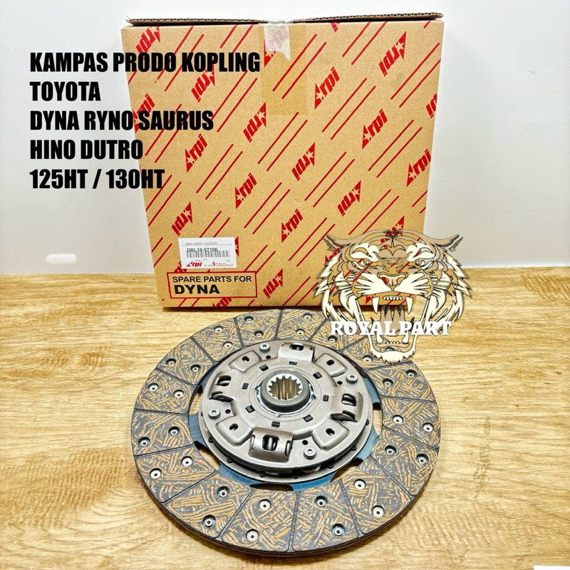 Jual KAMPAS PRODO PLAT KOPLING TOYOTA DYNA HINO DUTRO HT130 HT125 130HT ...