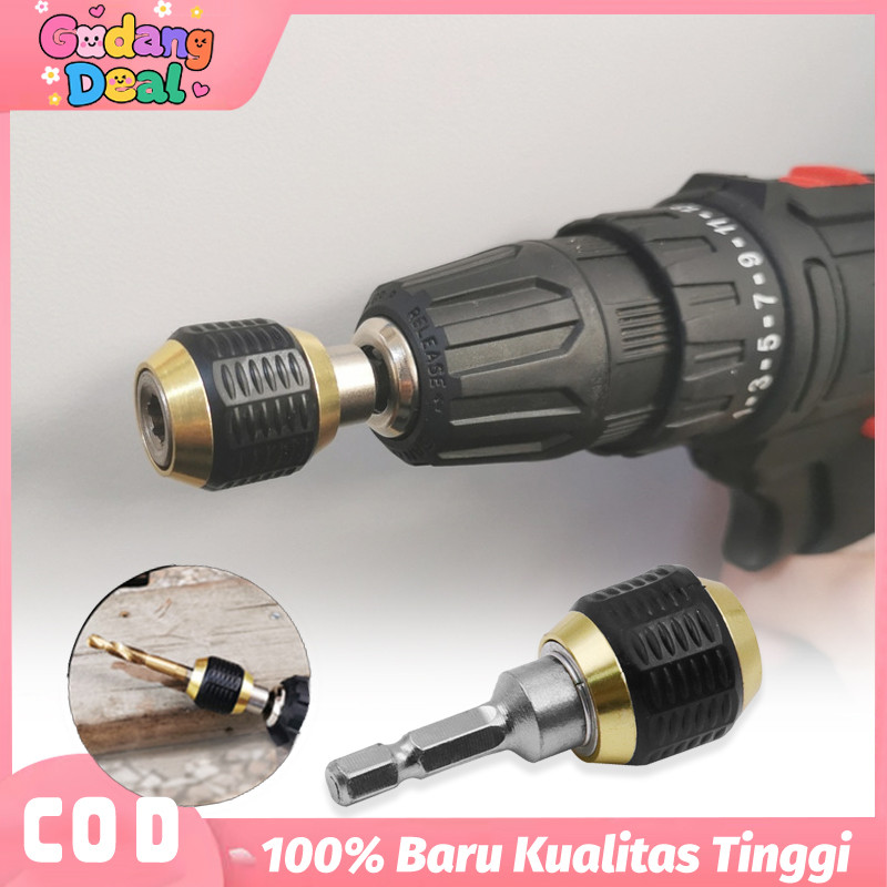 Jual Adaptor Mata Bor Quick Change Chuck Hex Drill Chuck Quick Change ...