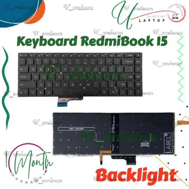 Jual Keyboard laptop Xiaomi RedmiBook Pro 15 XMA2101 XMA2101-BN XMA2101 ...