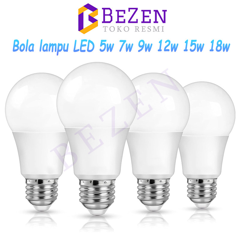 Jual Lampu Hakamitsu Trend 5w 7w 9w 12w 15w 18w / Lampu Led Bulb / Lampu Putih / LED ABulb ...