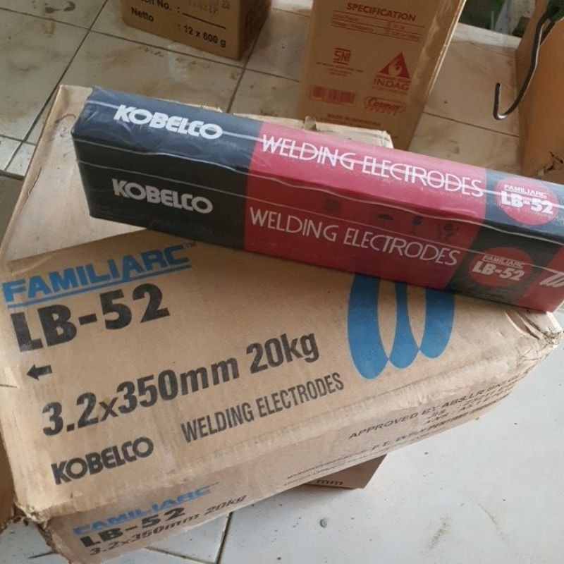 Jual KAWAT LAS PAKAN LB 52 HARGA PER PACK / 5KG Kobelco WELDING ...