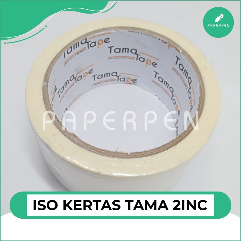 Jual [SG] Isolasi Kertas Tama 48mm 20Y/Lakban/Isolasi Besar | Shopee ...