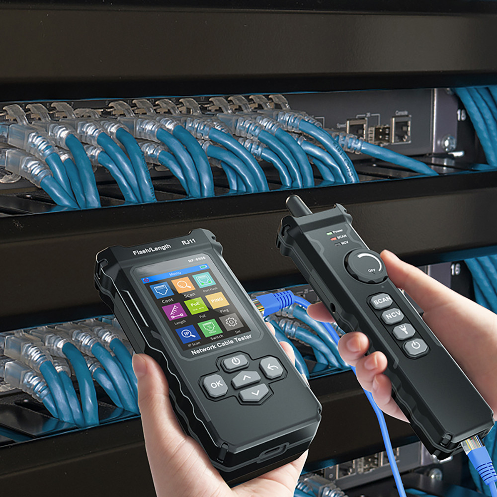 Jual Network Cable Tester with PING test/IP scan NF-8506 Ethernet Cable ...