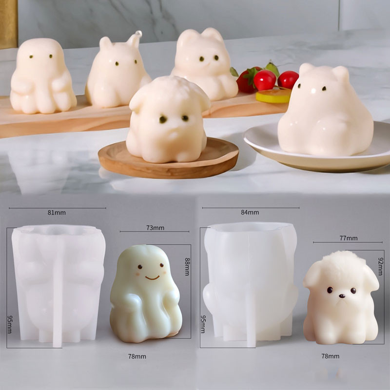 Jual DIY Cetakan Puding Hewan Lucu Silikon Kue Kue Cetakan untuk ...