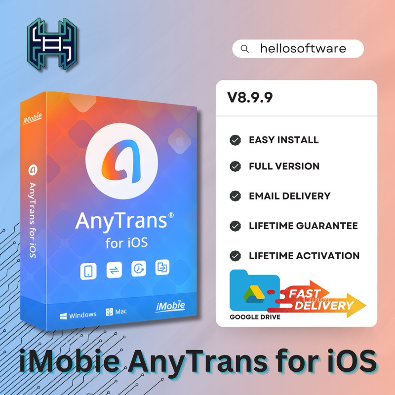 Jual (WIN/MAC) iMobie AnyTrans for iOS v8.9.9 Full Version (Versi ...