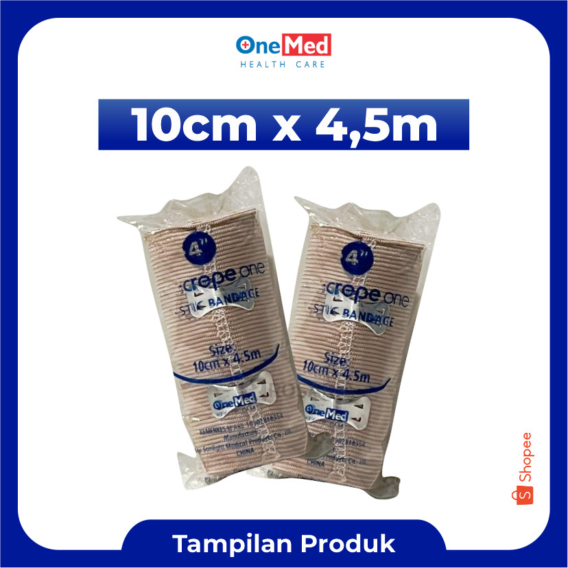 Jual MEDICREPE ONE 10 CM X 4,5 M ONEMED Perban Elastik Pembalut Patah ...