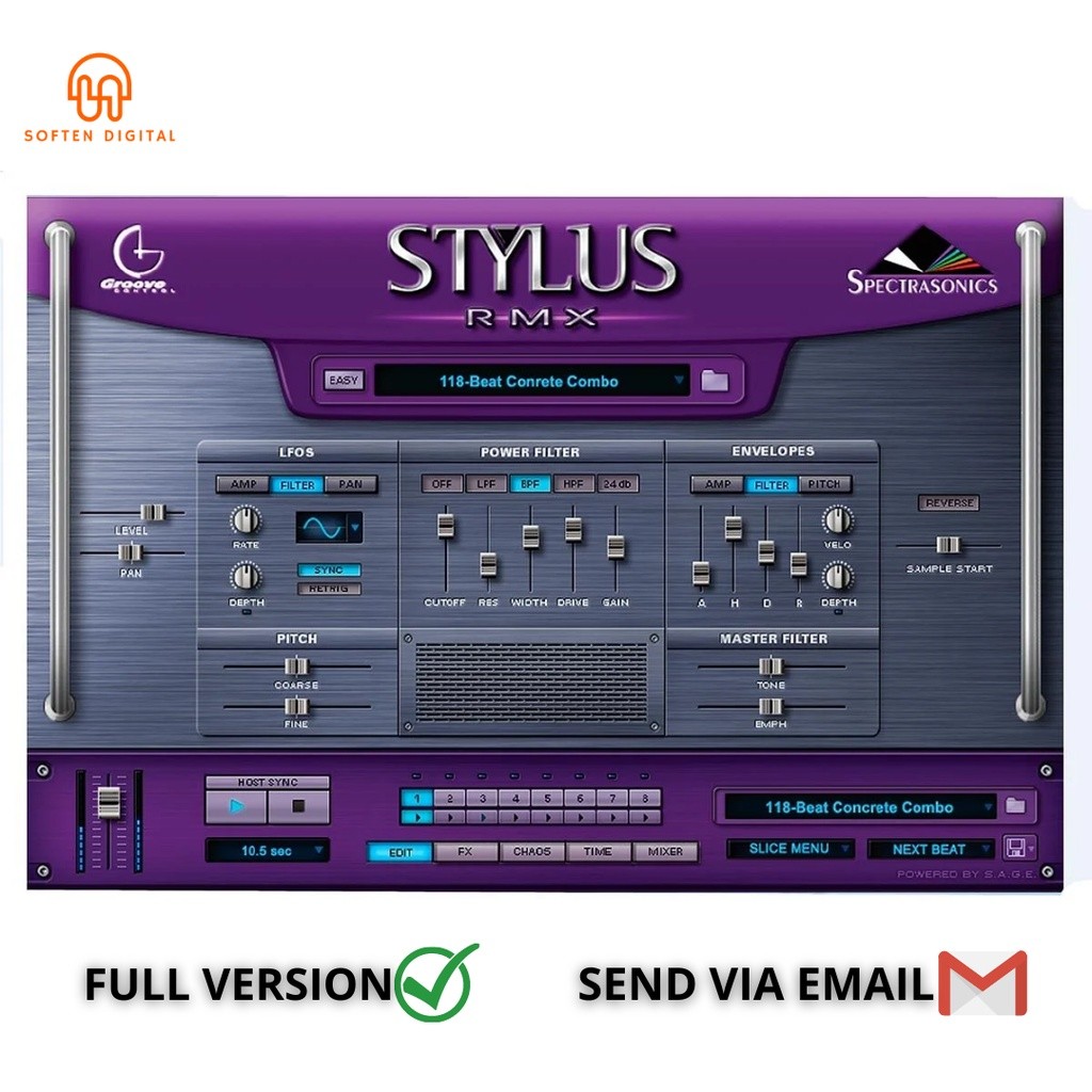 Jual Stylus RMX 1 VSTI Plugin industry standard groove-based virtual ...