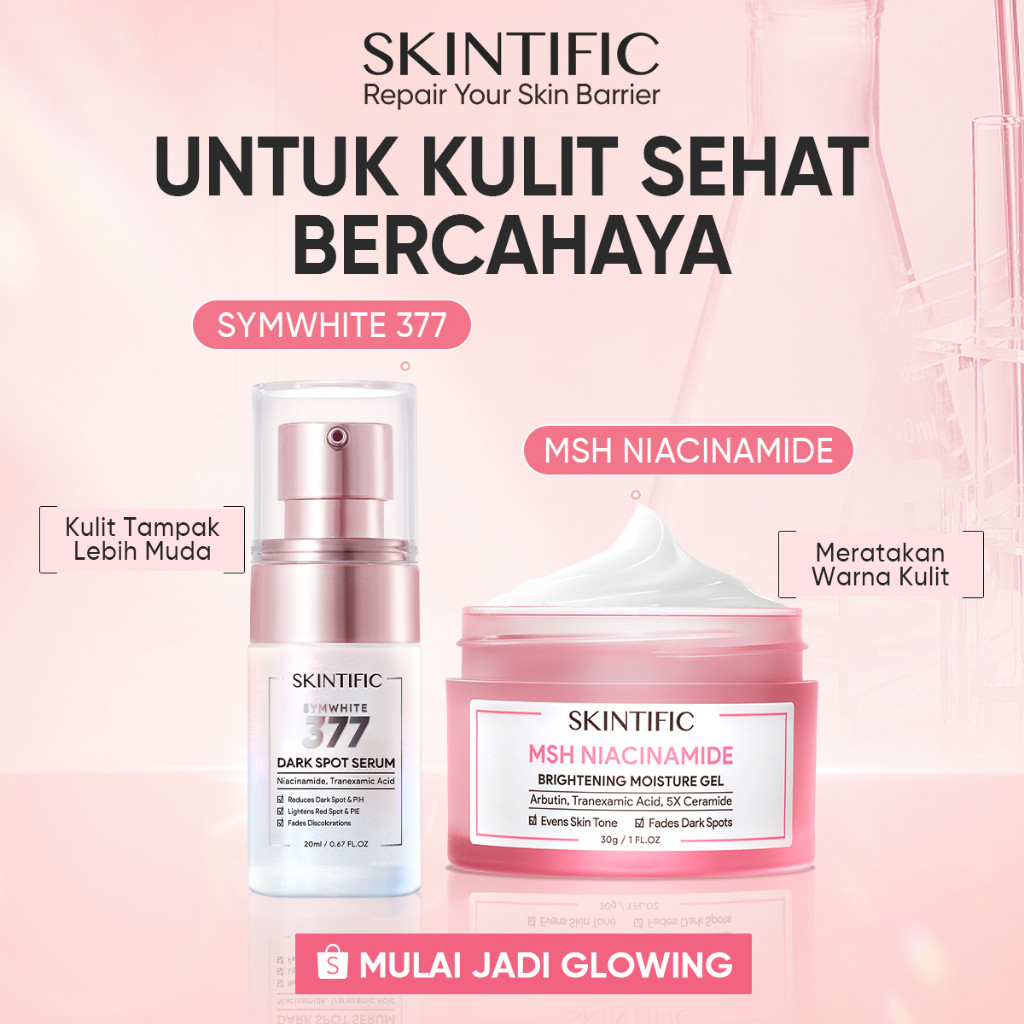 Jual SKINTIFIC Basic Whitening Set SKINTIFIC Symwhite 377 Dark Spot ...