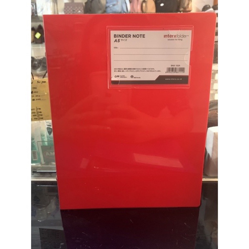 Jual (wk acc) Binder note A5 inter x SIKA / MAP BINDER A5 INTER X 20 ...