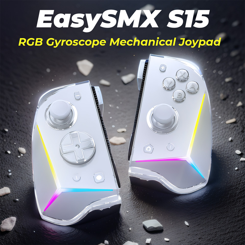 Jual EasySMX S15 L/R Joypad Wireless RGB Controller Compatible with Nintendo Switch/OLED, 6 Axis ...