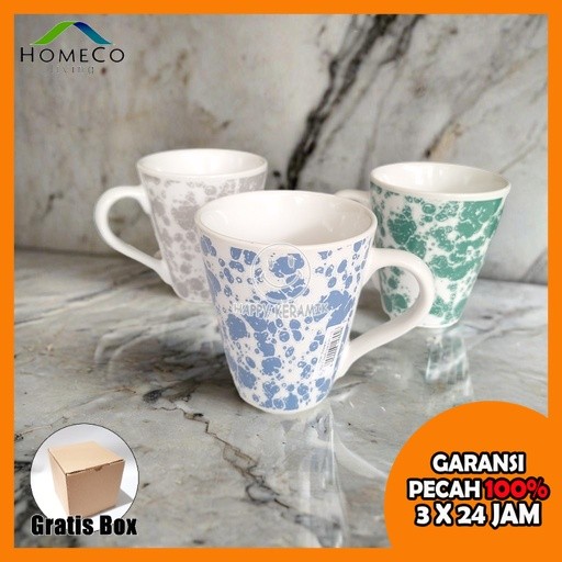 Jual HOMECO 1pcs 11oz Mug v Shape CAMOSOFT Series Mug Gagang Gelas ...