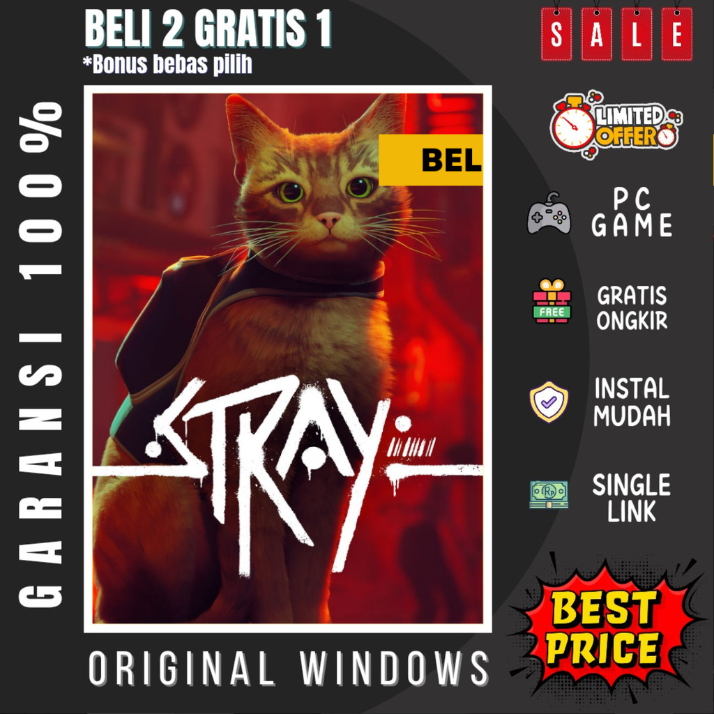 Jual STRAY - GAME PC - GAME LAPTOP - PC GAMES - BELI 2 GRATIS 1 ...
