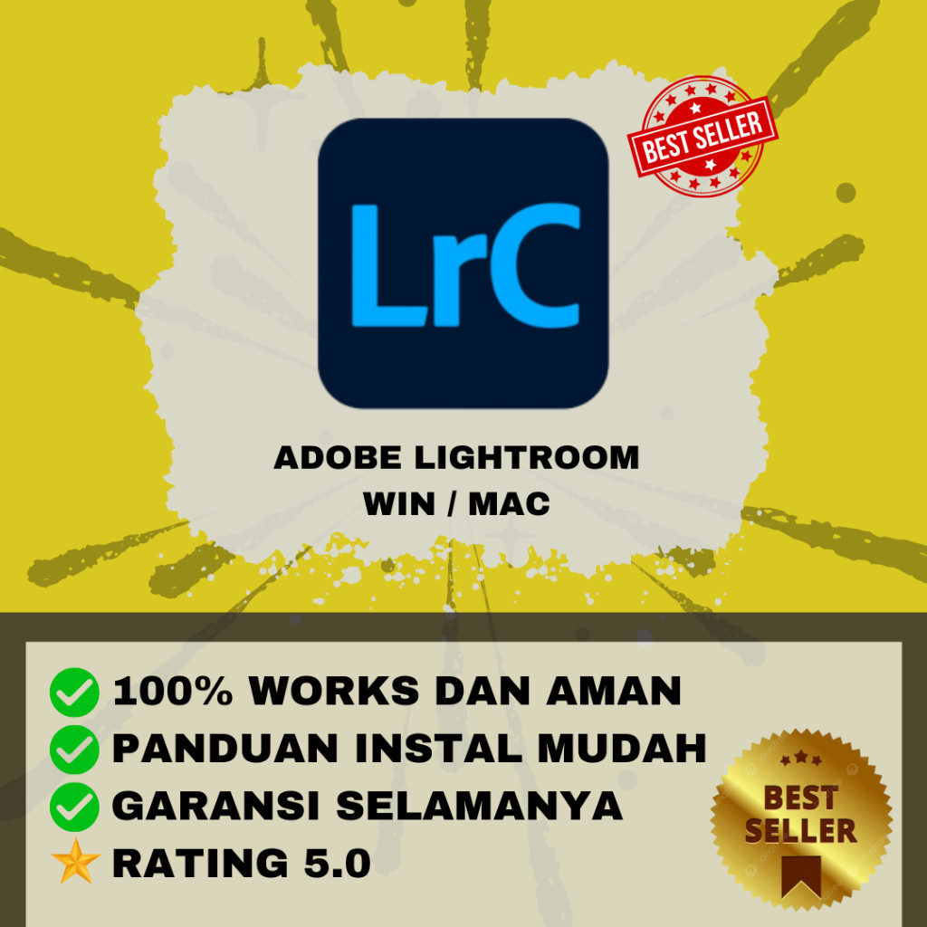 Jual Lightroom 2024 Win/Mac OS LrC Lifetime | Video Panduan Instalasi | Software Indonesia ...