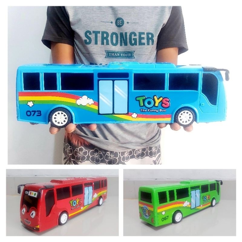 Jual Promo Mainan Mobil Bus Toys - Miniatur Mobilan Bis Tarik Anak Laki ...