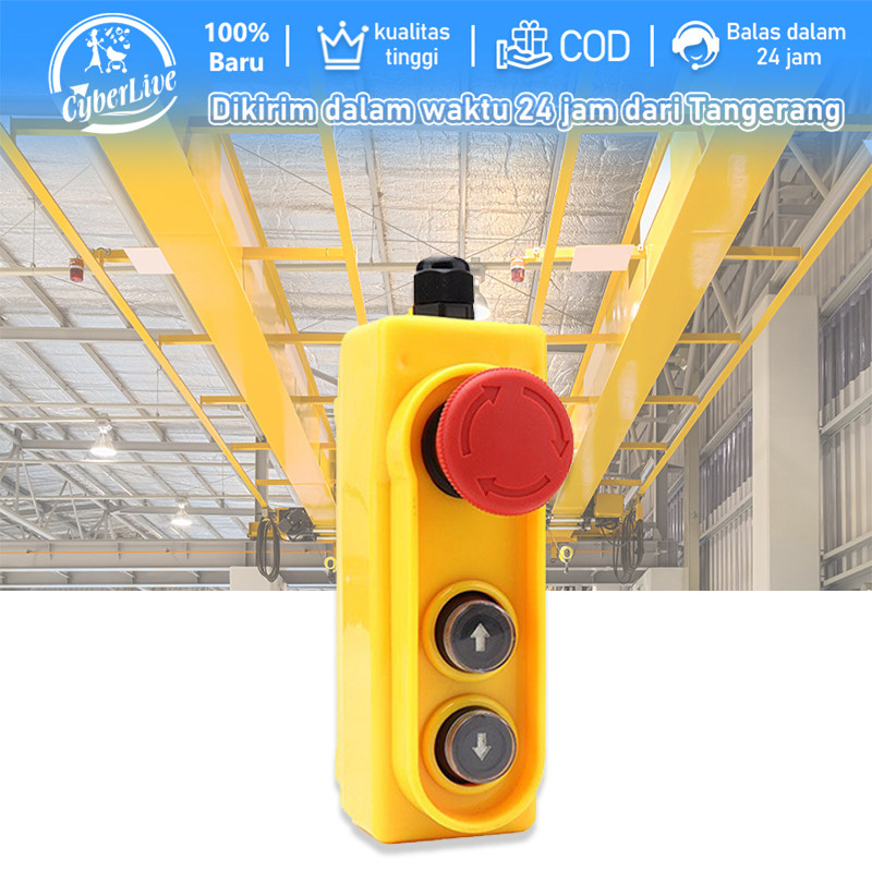 Jual Remote Hoist 3 Tombol Push Button Hoist PA 200 - 1200 A Emergency ...