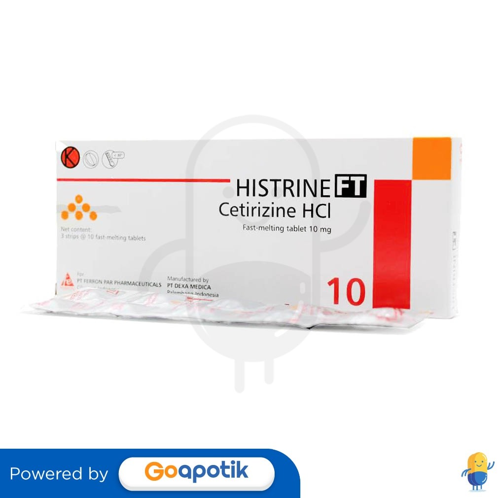 Jual Histrine Ft 10 Mg Box 30 Tablet | Shopee Indonesia