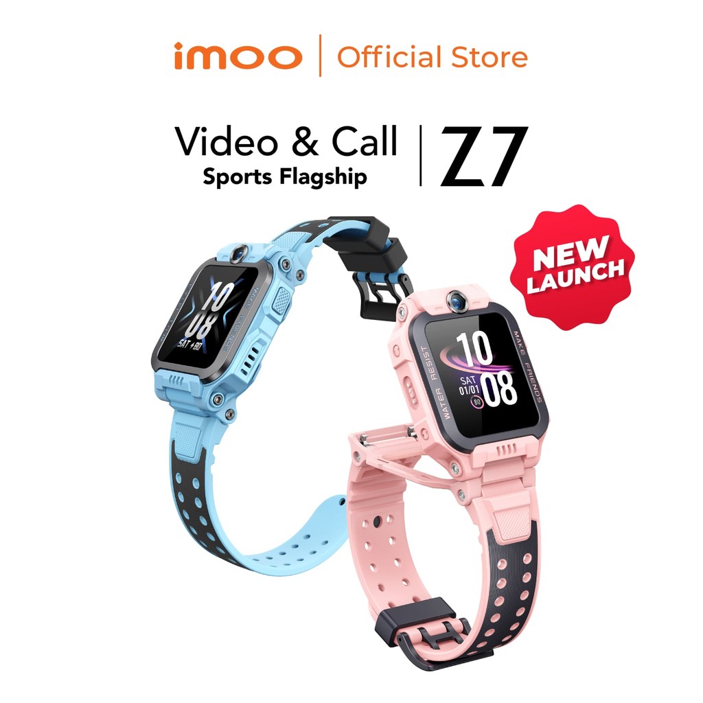 Jual [NEW LAUNCH] IMOO Watch Phone Z7 Front & Rear Dual Camera With ...