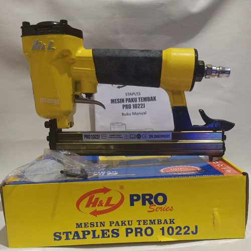 Jual Mesin Paku Tembak Stapler angin 1022J Air Brad Nailer D03-1013J ...
