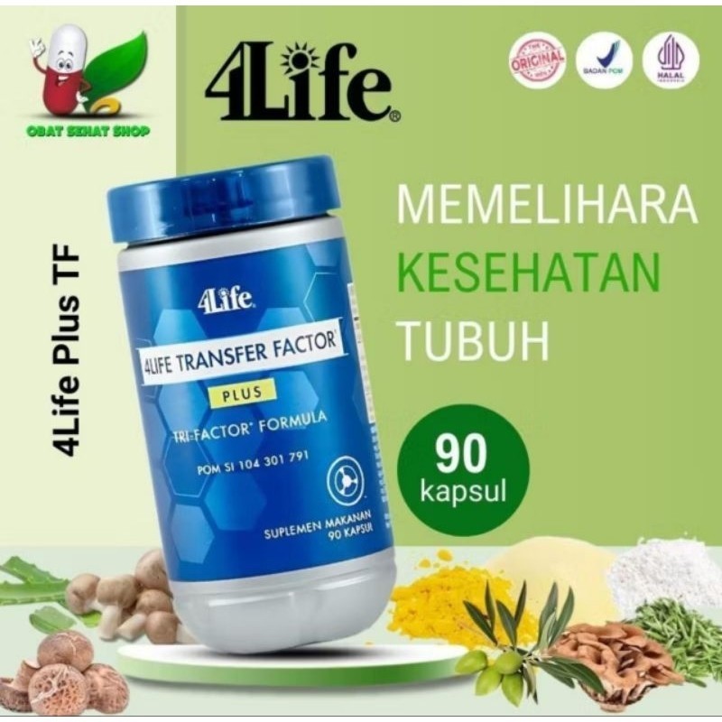 Jual 4LIFE TRANSFER FACTOR PLUS 90 CAPSULE ASLI 100%ORIGINAL SUPLEMEN ...