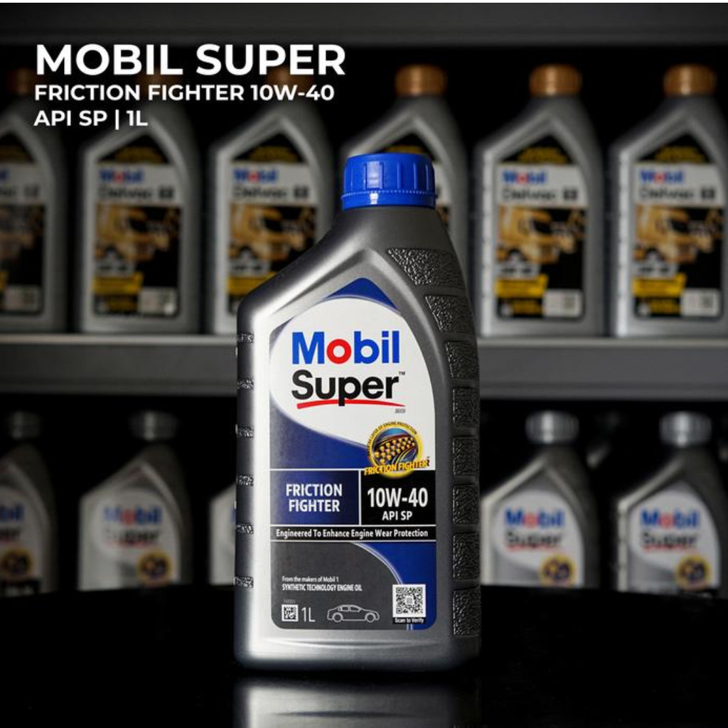 Jual Oli Mobil Super Friction Fighter MOBIL ONE 10W 40 API SP 1 Ltr ...